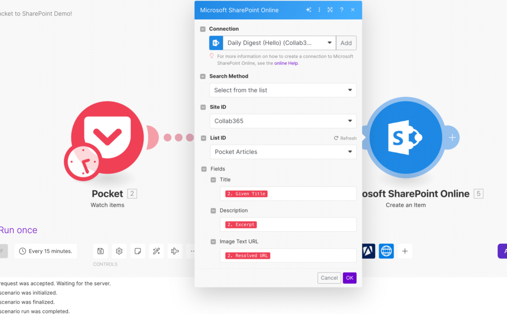 How to automatically bookmark and sync Internet Articles to a ...